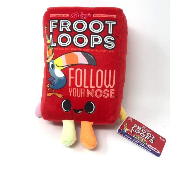 Funko | Toys | Funko Pop Plush Kelloggs Froot Loops Cereal Box 8 New ...